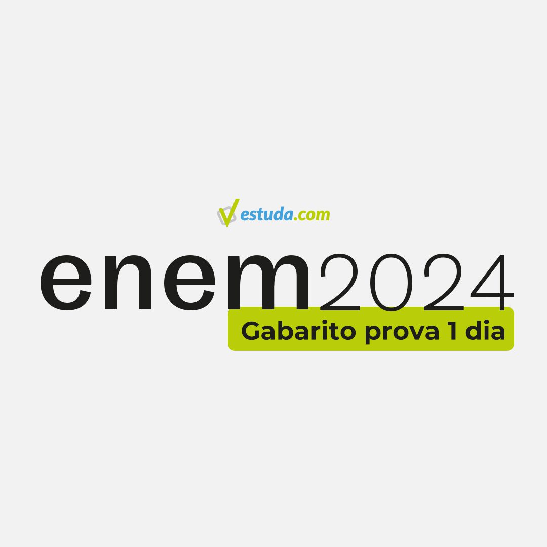 Gabarito Enem 2024 Prova 1 Dia Disponível